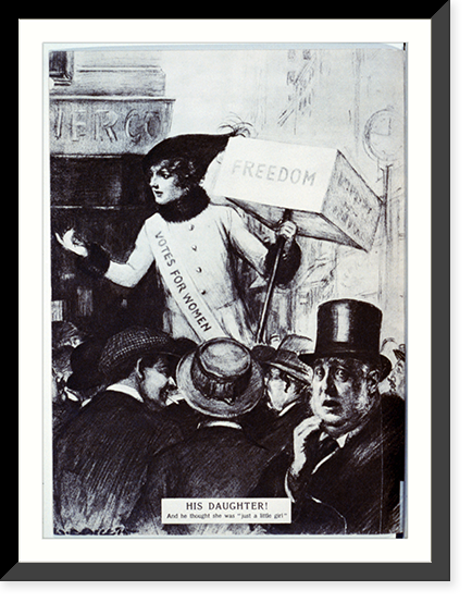 Historic Framed Print, His daughter! And he thought she was just a ...