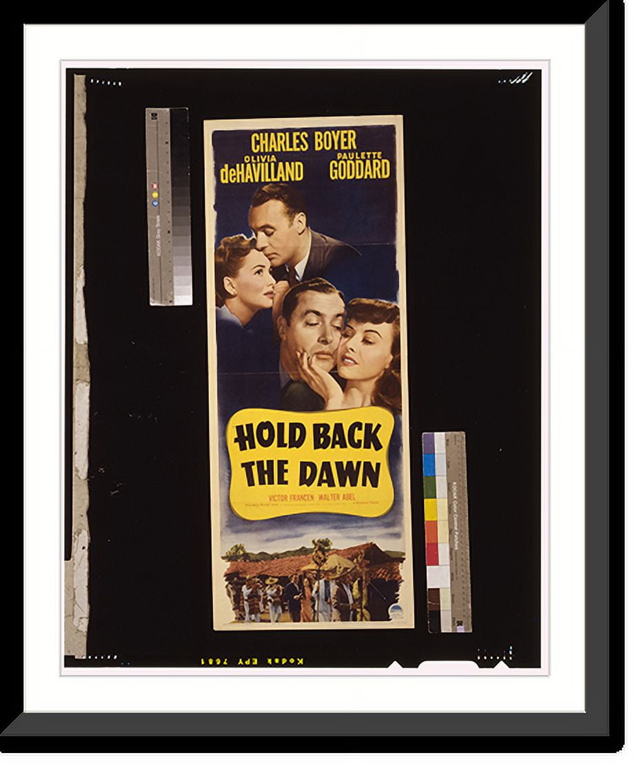 Historic Framed Print, Hold back the dawn, 17-7/8" x 21-7/8" - Walmart.com