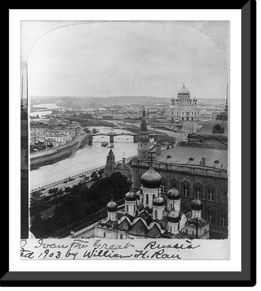 Historic Framed Print, Holy Moscow from the Tower of Ivan the Gerat ...