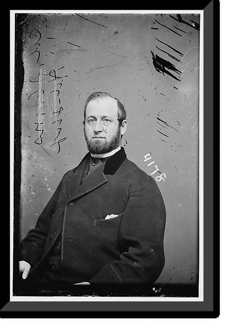 Historic Framed Print, Hon. Albert George Burr of Ill., 17-7/8" x 21-7/ ...