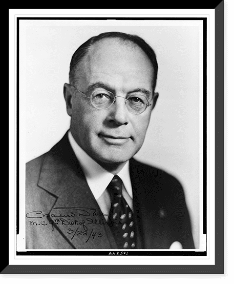 Historic Framed Print, [Hon. Charles S. Dewey, head-and-shoulders ...