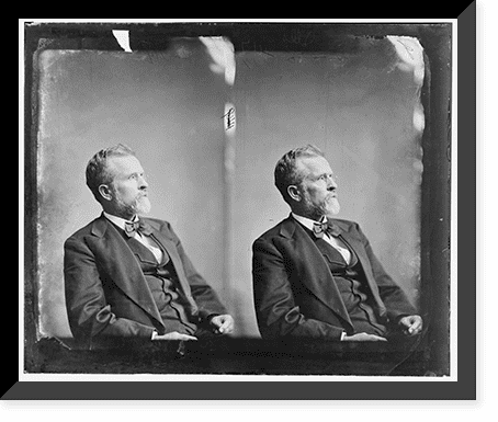Historic Framed Print, Hon. Lorenzo Crounse of Nebraska (Capt. Of light ...