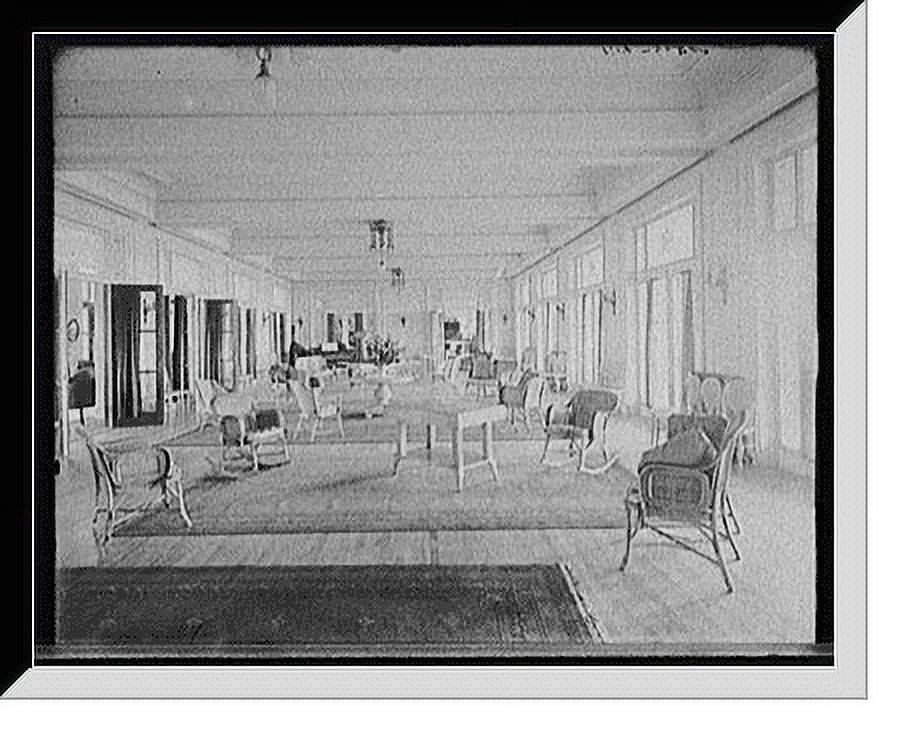 Historic Framed Print, [Hotel Champlain, ladies' parlor, Bluff Point, N ...