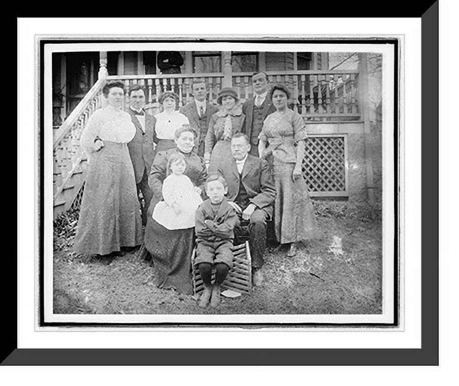 Historic Framed Print, Houck family group, 17-7/8" x 21-7/8" - Walmart.com