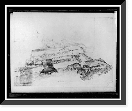 Historic Framed Print, [House (Country Home") for Darwin D. and ...
