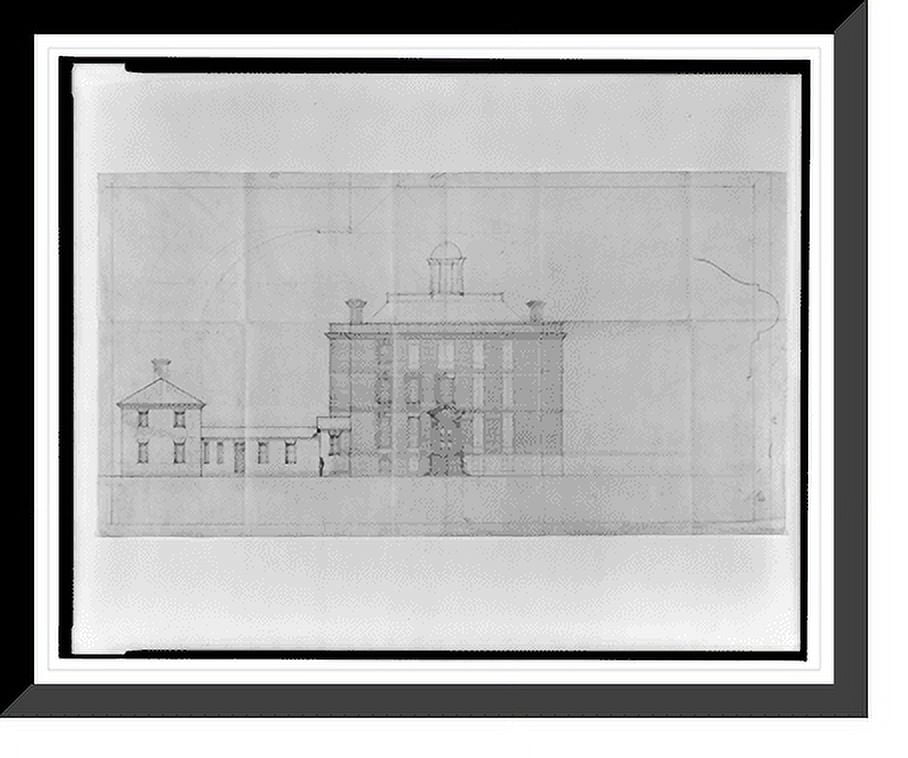 Historic Framed Print, [House (Rosewell"), Gloucester County, Virginia ...