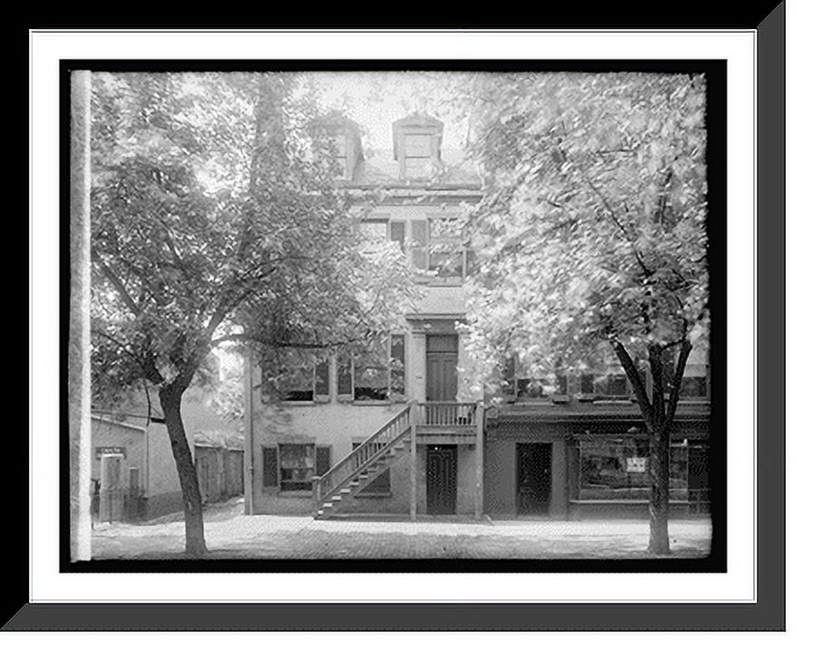 Historic Framed Print, House at 604 H, N.W., [Washington, D.C.], which ...
