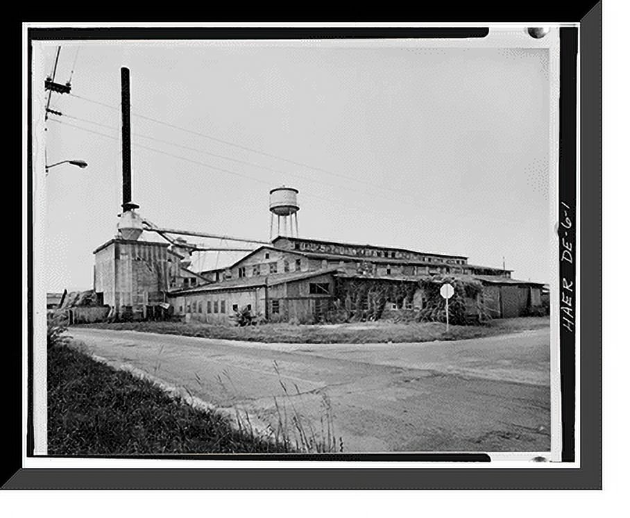 Historic Framed Print, Houston-White Company Mill & Basket Factory ...