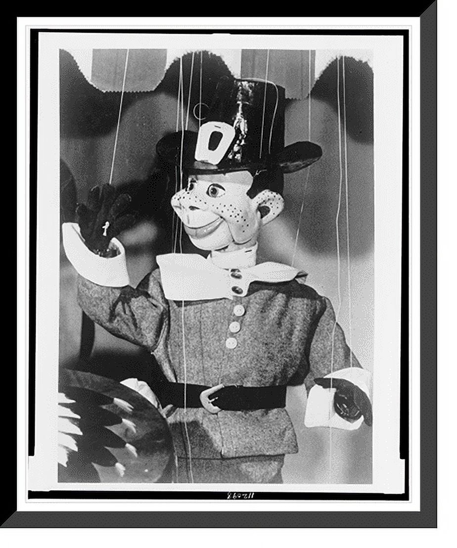 Historic Framed Print, [Howdy Doody, a puppet, in pilgrim costume, for ...