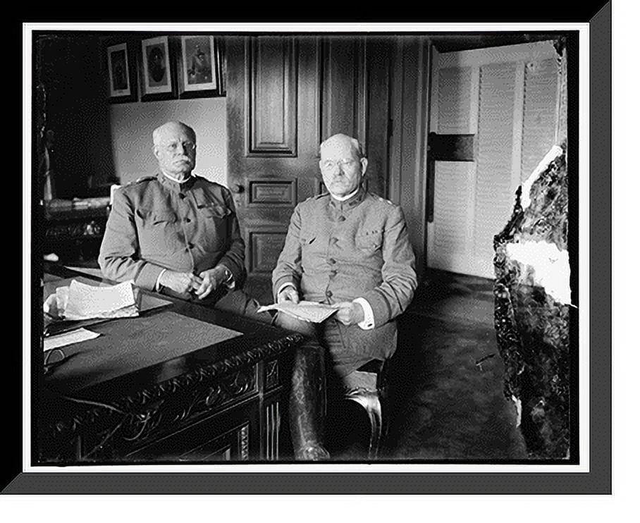 Historic Framed Print, [Hugh L. Scott, Tasker H. Bliss], 17-7/8" x 21-7 ...