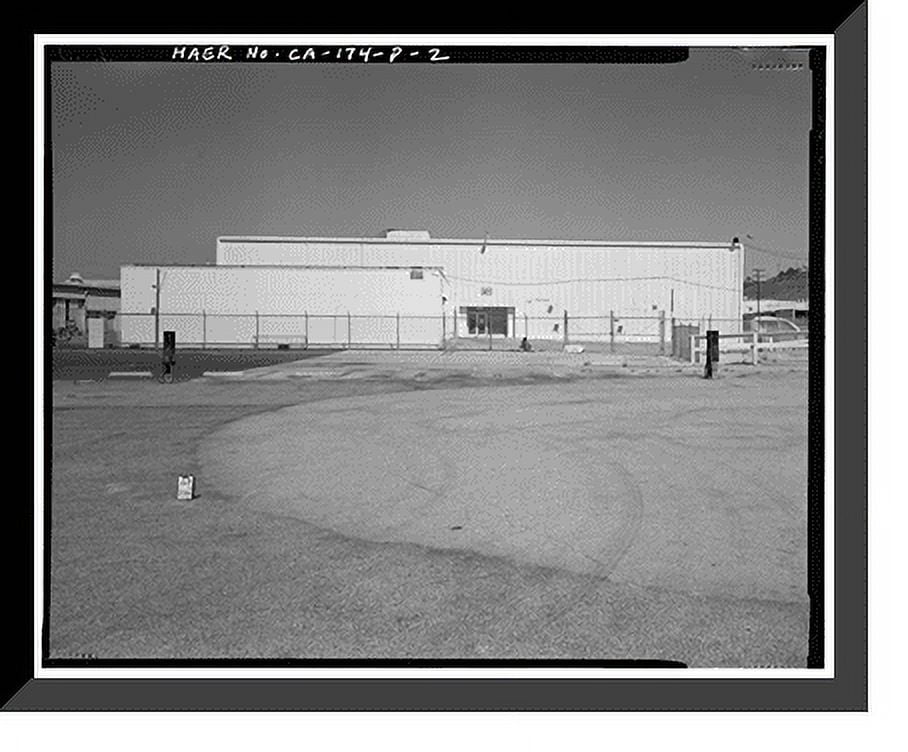 Historic Framed Print, Hughes Aircraft Company, Prototype Manufacturing Building, 6775 Centinela ...