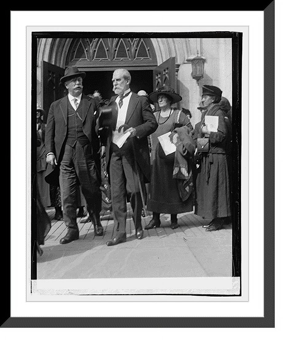 Historic Framed Print, Hughes and Taft at consecration of Bishop ...