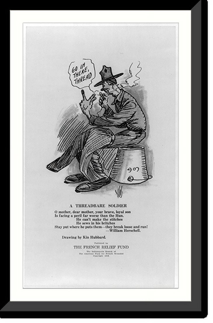 Historic Framed Print, [Humorous illustrated poems by George Ade and ...