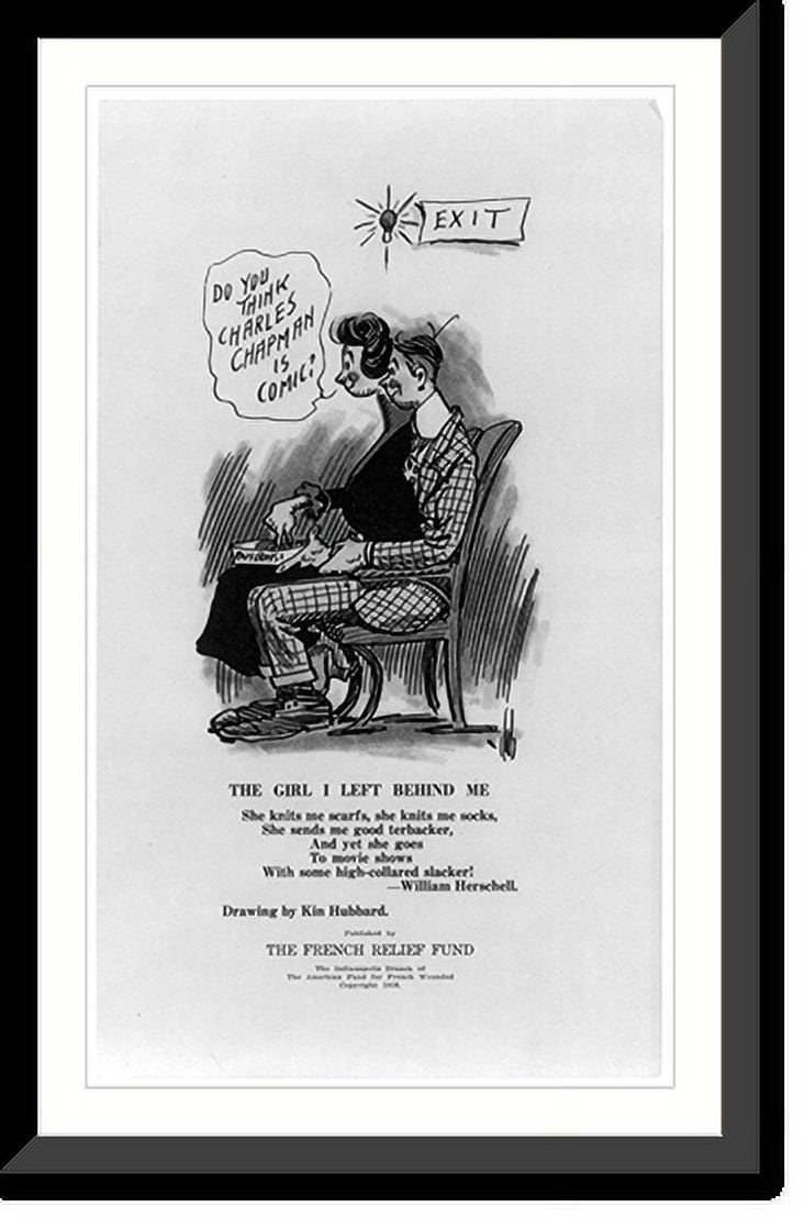 Historic Framed Print, [Humorous illustrated poems by George Ade and ...