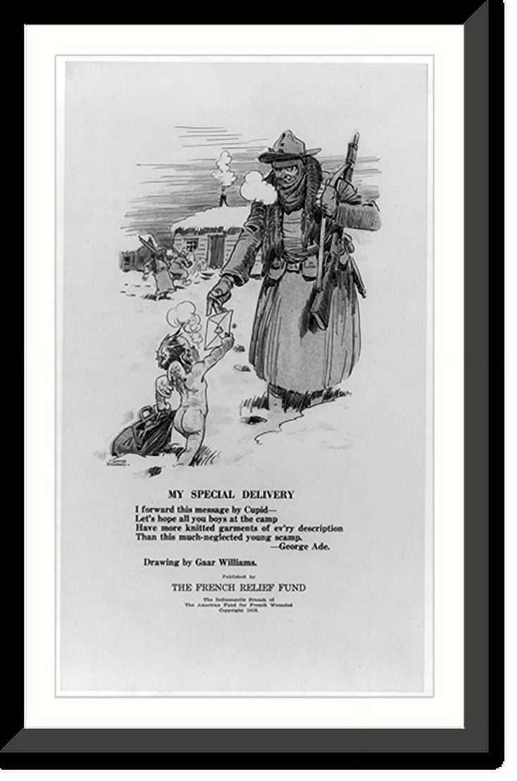 Historic Framed Print, [Humorous illustrated poems by George Ade and ...