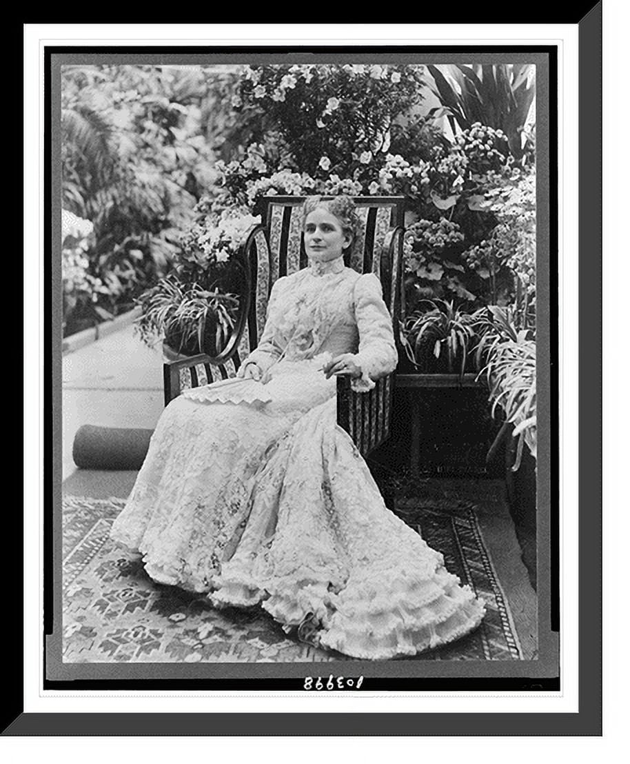 Historic Framed Print, [Ida Saxton McKinley, full-length portrait ...