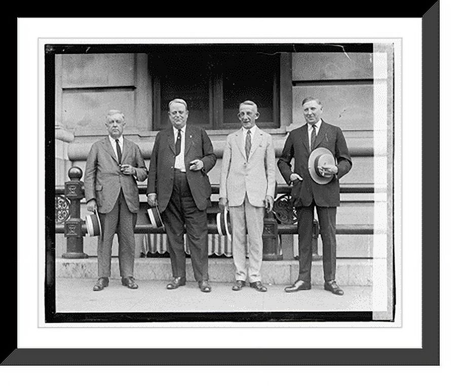 Historic Framed Print, Illinois delegates to Harding funeral, 8/9/23 ...