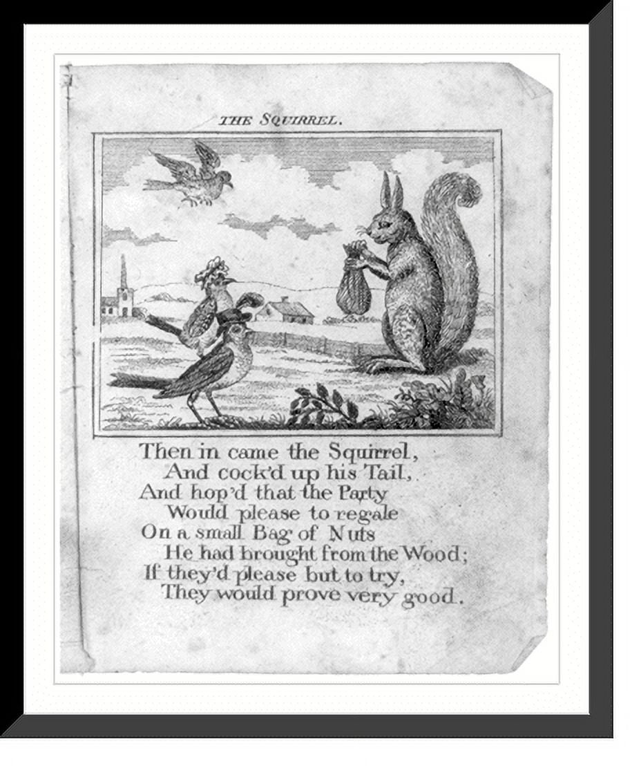 Historic Framed Print, [Illustrated pages from various early editions ...