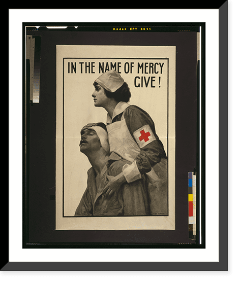 Historic Framed Print, In the name of mercy give!.Albert Herter., 17-7/ ...