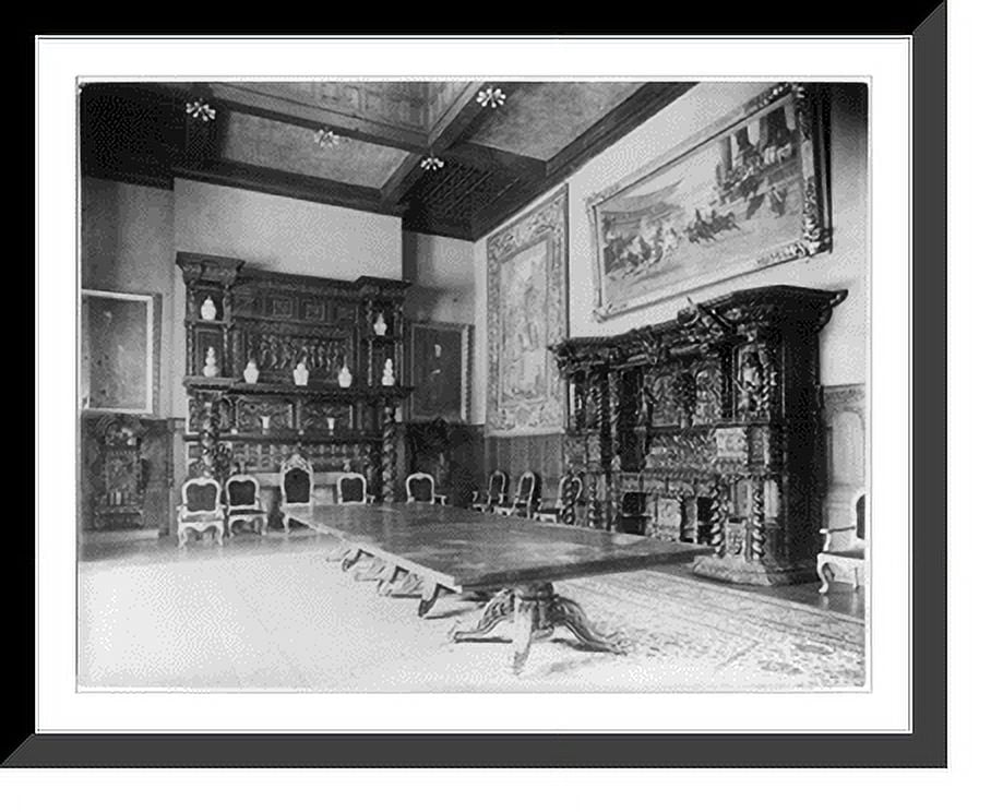 Historic Framed Print, [Interior of John R. McLean House, 1500 I St., N ...