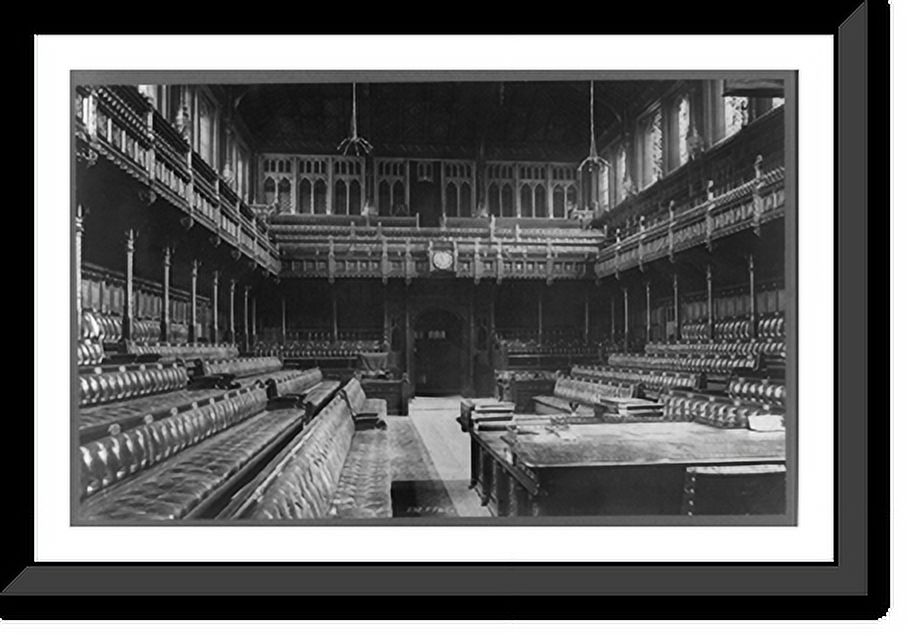 Historic Framed Print, [Interior of House of Commons (Parliament House ...
