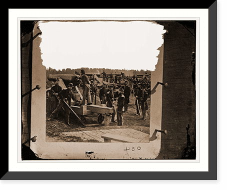 Historic Framed Print, Interior of fort, 17-7/8" x 21-7/8" - Walmart.com