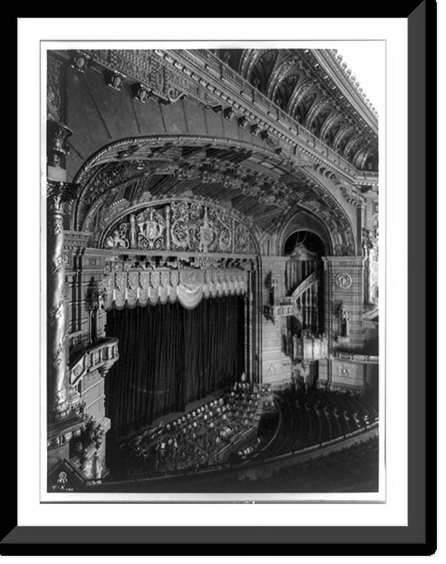 Historic Framed Print, [Interior of the Roxy Theater, with view of ...