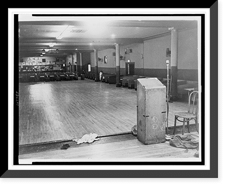 Historic Framed Print, [Interior view of Audubon ballroom where Malcolm ...