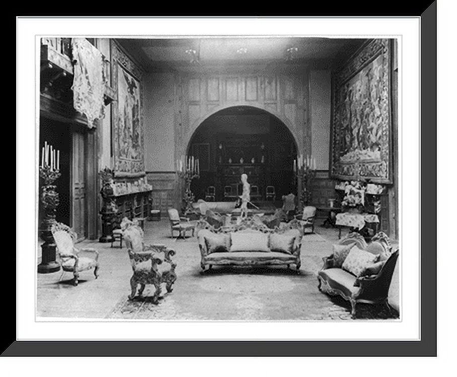 Historic Framed Print, [Interiors of John R. McLean House, 1500 I St ...