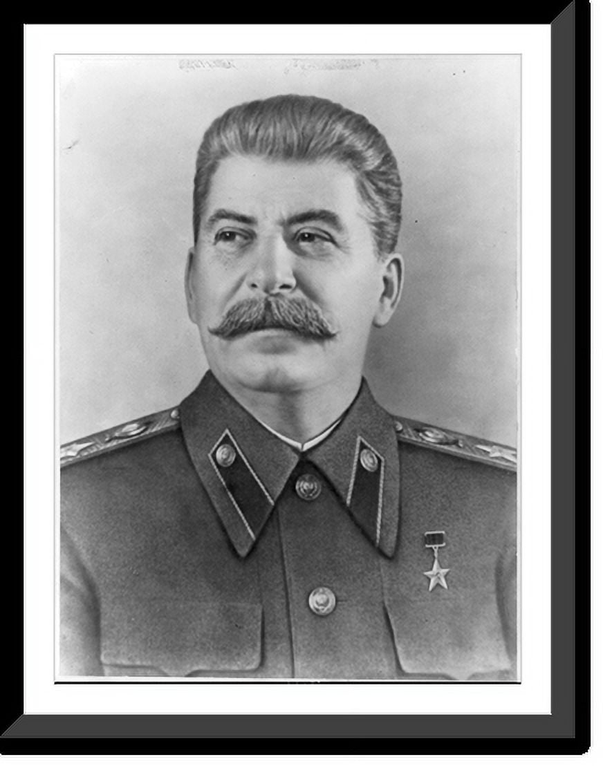 Historic Framed Print, Iosif Stalin, 1879-1953 - 4, 17-7/8" x 21-7/8 ...