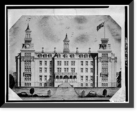 Historic Framed Print, Iowa State University, College Building, Morrill ...