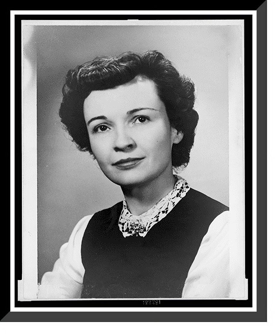 Historic Framed Print, [Iris F. Blitch, head-and-shoulders portrait ...