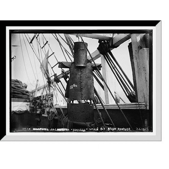 Historic Framed Print, Iron Jacket on SUCCESS worn by Bush Ranger, 17-7 ...