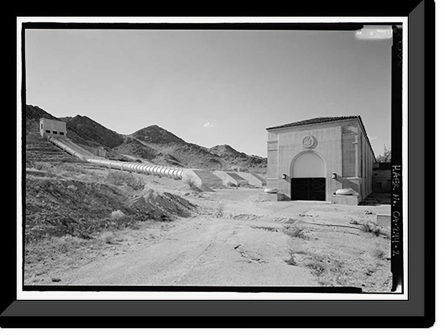 Historic Framed Print, Iron Mountain Pump Plant, South of Danby Lake ...