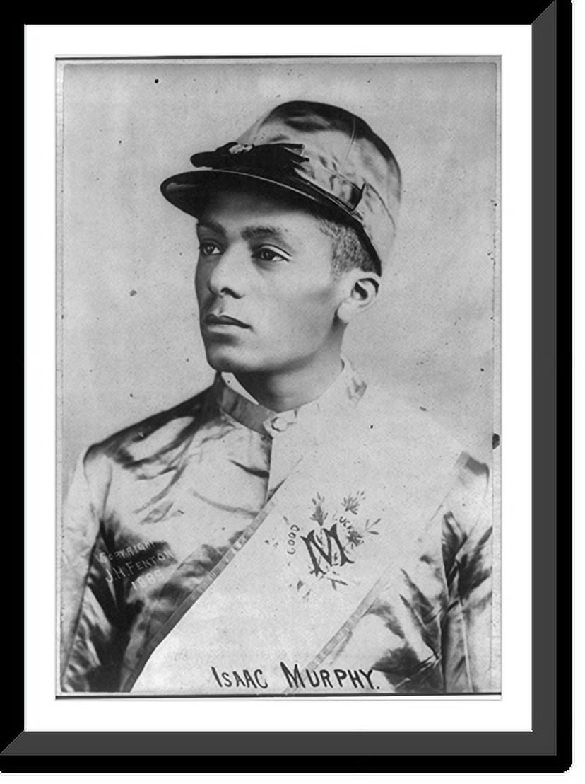 Historic Framed Print, [Isaac Murphy, head-and-shoulders portrait, in ...