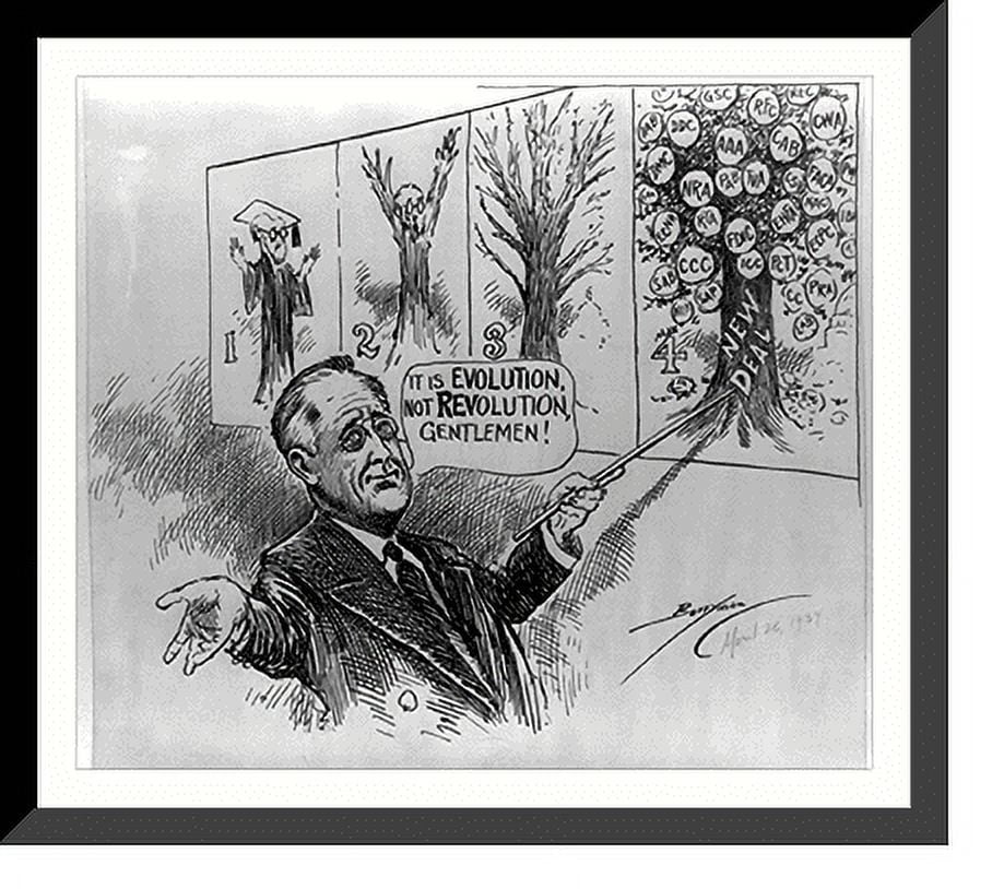 Historic Framed Print, It is evolution, not revolution, gentlemen!, 17-7/8" x 21-7/8" - Walmart.com