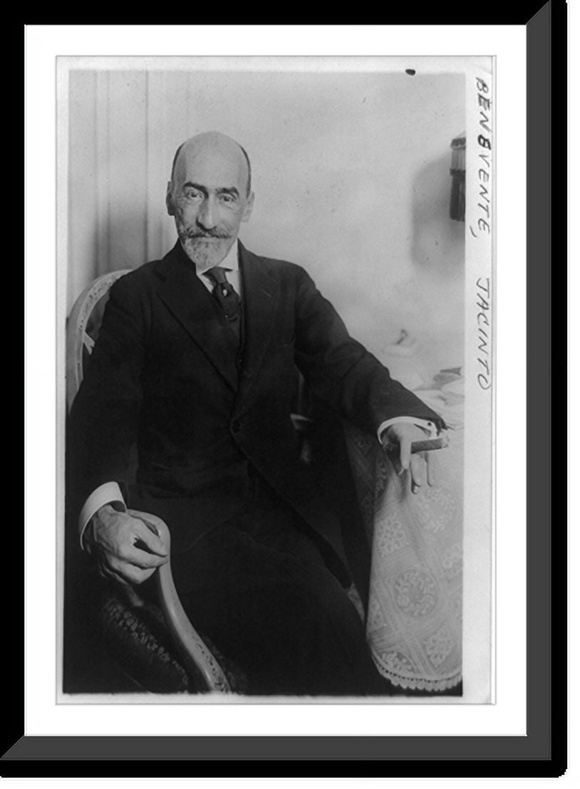 Historic Framed Print, [Jacinto Benavente, three-quarter-length ...