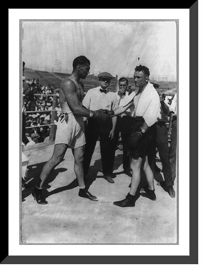 Historic Framed Print, [Jack Dempsey, 1895-1983 , full length, standing ...