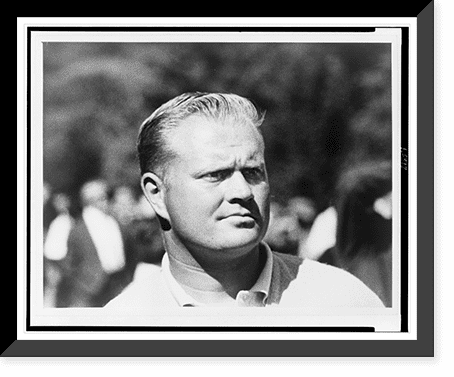 Historic Framed Print, [Jack Nicklaus, head-and-shoulders portrait], 17 ...