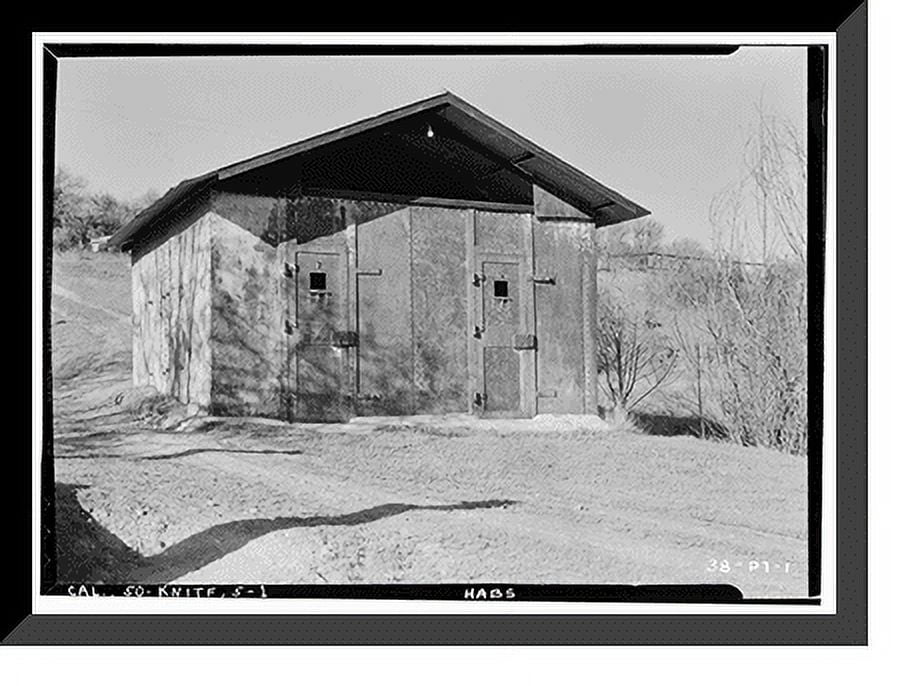Historic Framed Print, Jail, Main Street, Knights Ferry, Stanislaus ...