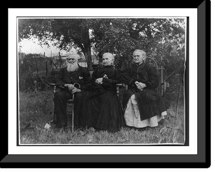 Historic Framed Print, James A. LaPrade, aged 90; Mrs. LaPrade, aged 85 ...