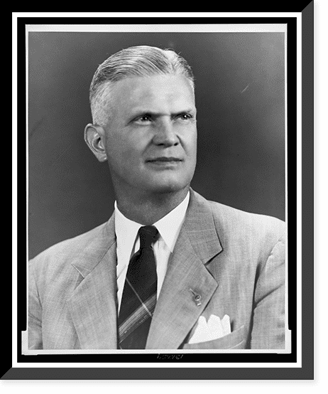 Historic Framed Print, [James C. Davis, head-and-shoulders portrait ...