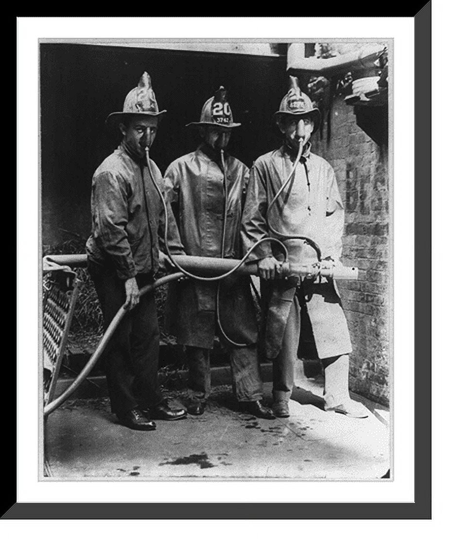 Historic Framed Print, James D. Halloran, a fireman attached to Engine ...