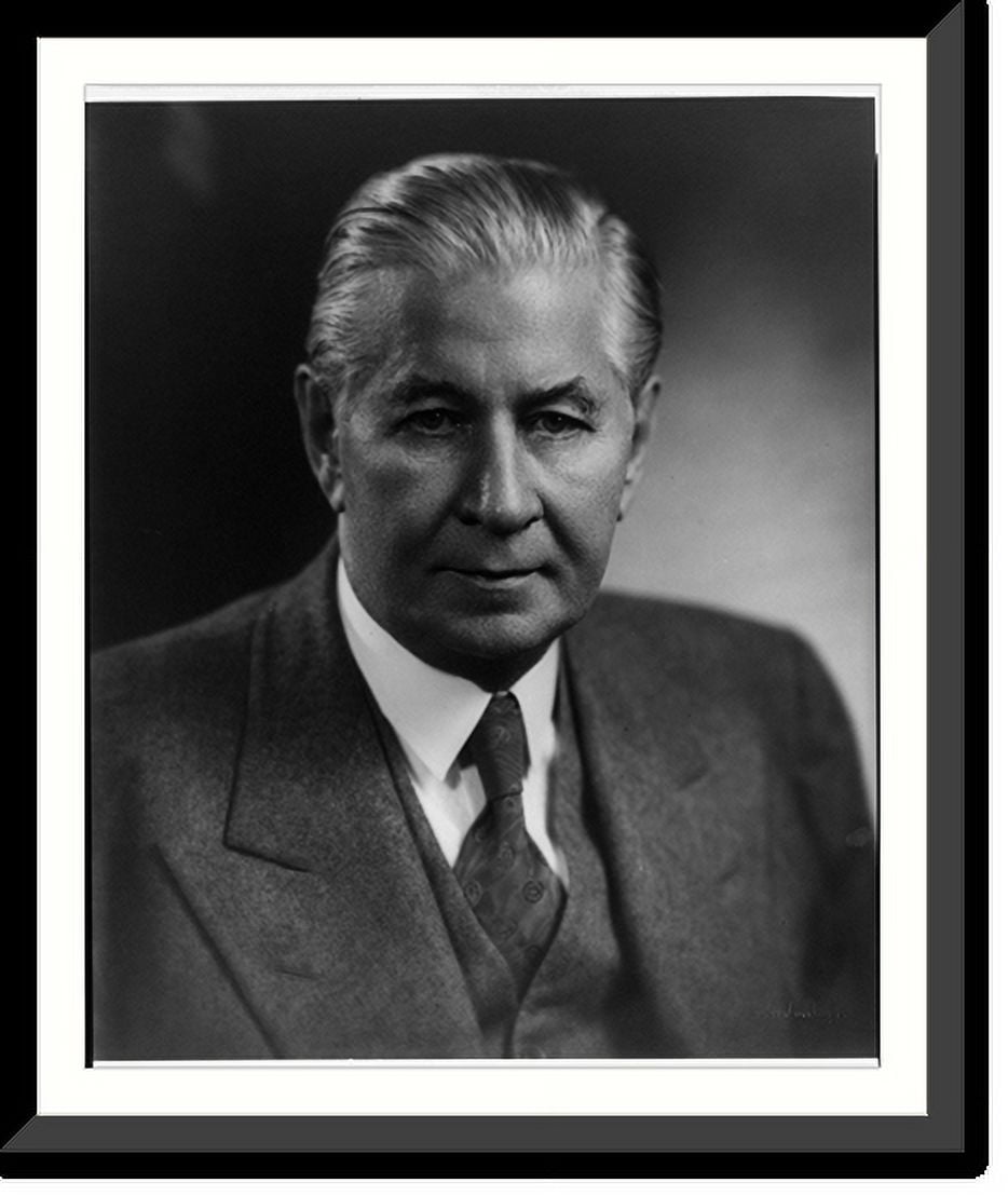 Historic Framed Print, [James Edward Murray, 1876-1961, head and shoulders, facing slightly ...