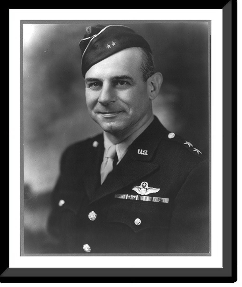 Historic Framed Print, [James Harold Doolittle, 1896- ; head and ...