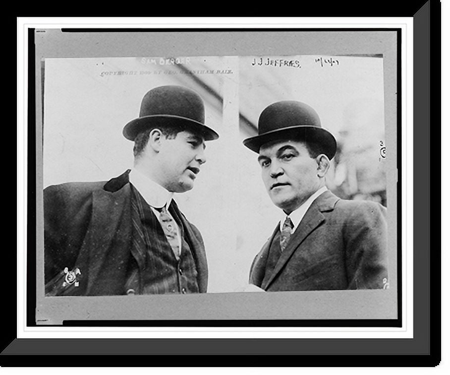 Historic Framed Print, [James J. Jeffries, head-and-shoulders portrait ...