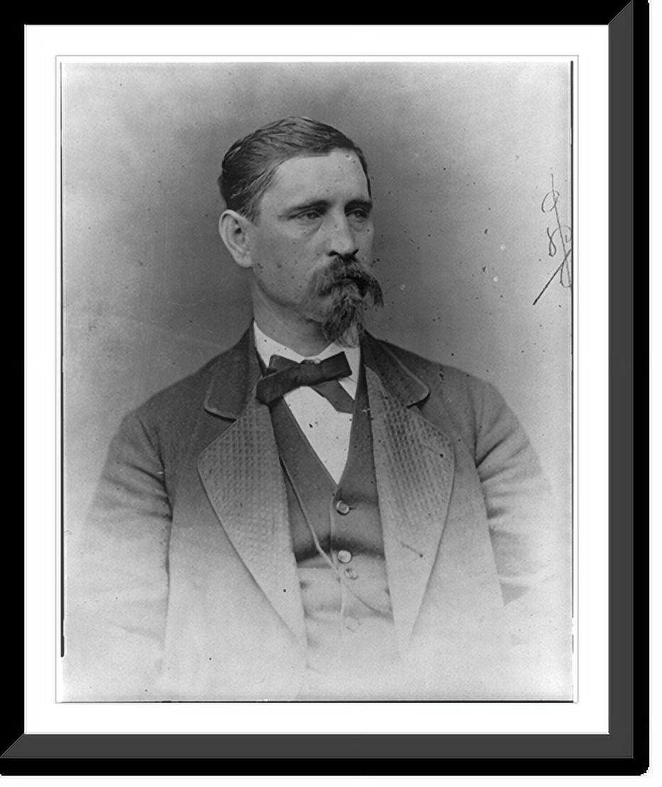 Historic Framed Print, [James Matlack Scovell, 1833-, bust portrait ...