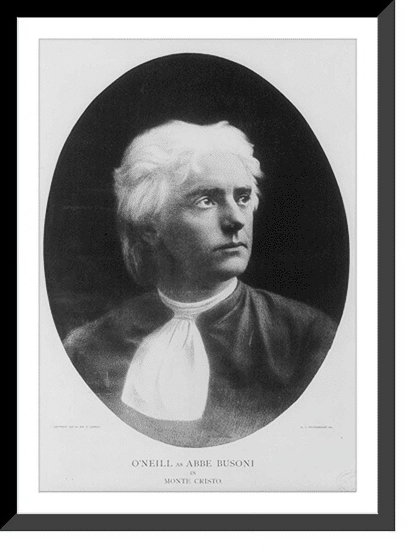 Historic Framed Print, [James O'Neill, 1849-1920, bust portrait, as ...