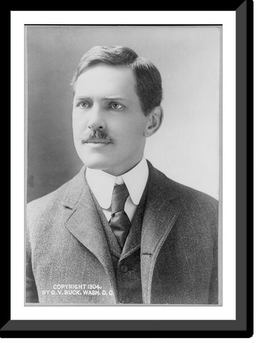 Historic Framed Print, [James Rudolph Garfield, 1865-1950, bust ...