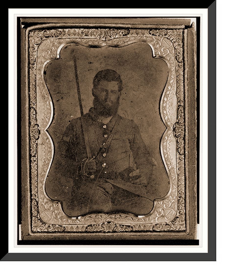 Historic Framed Print, James S. Dodd Pvt. Co. C 4th South Carolina ...